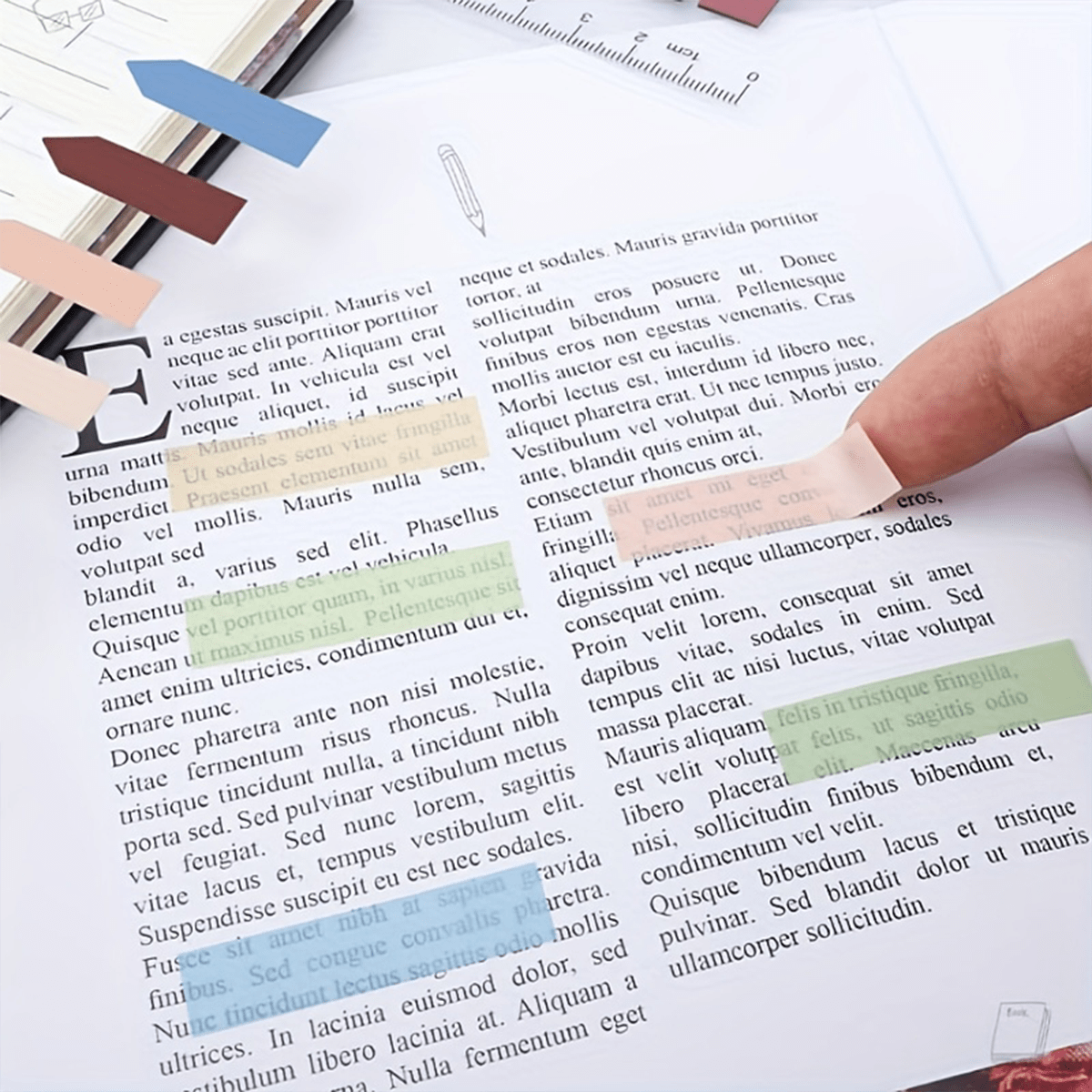 100pcs Portable Practical Sticky Notes - For Student's Creative ...