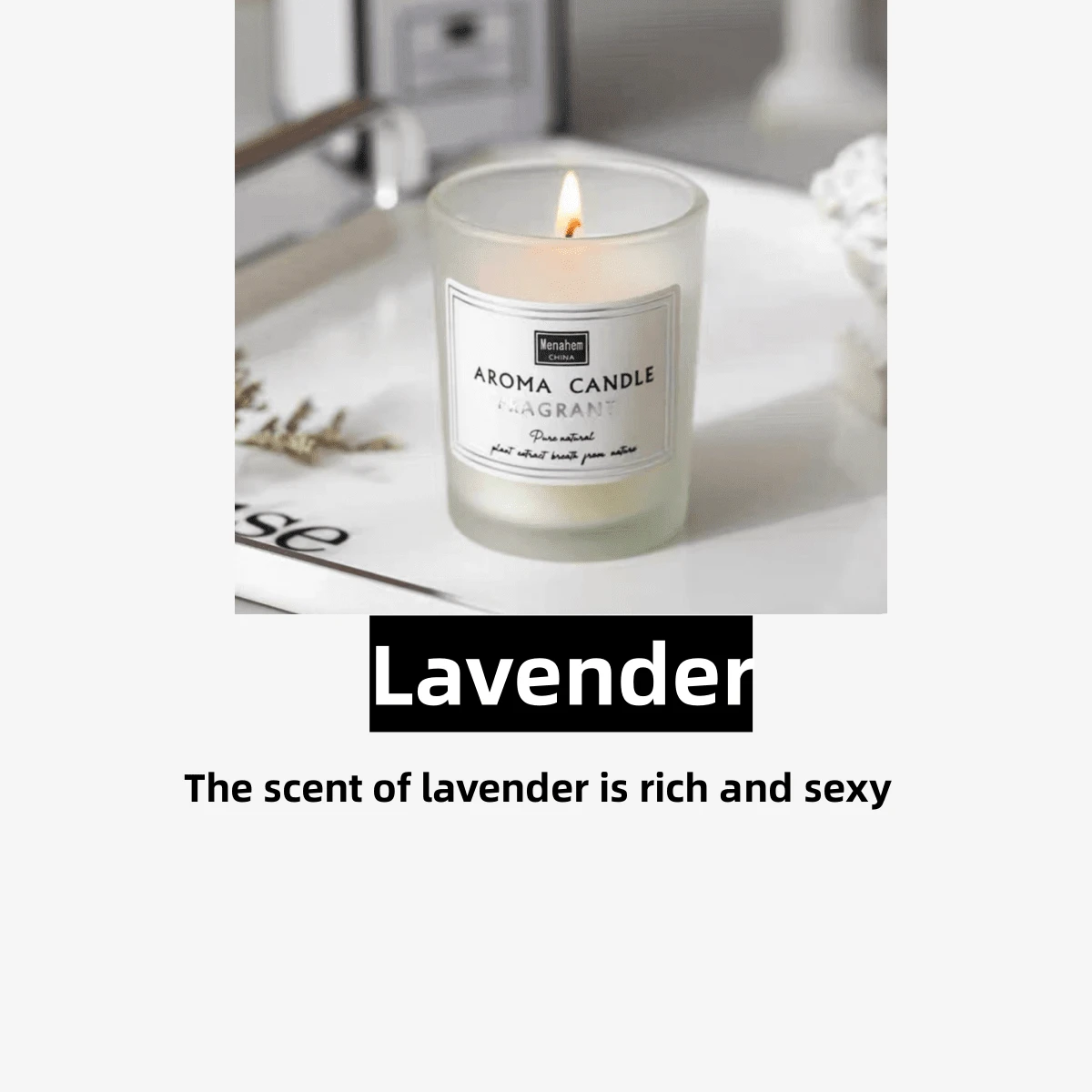 1pc Black Jar Scented Candle | SHEIN USA