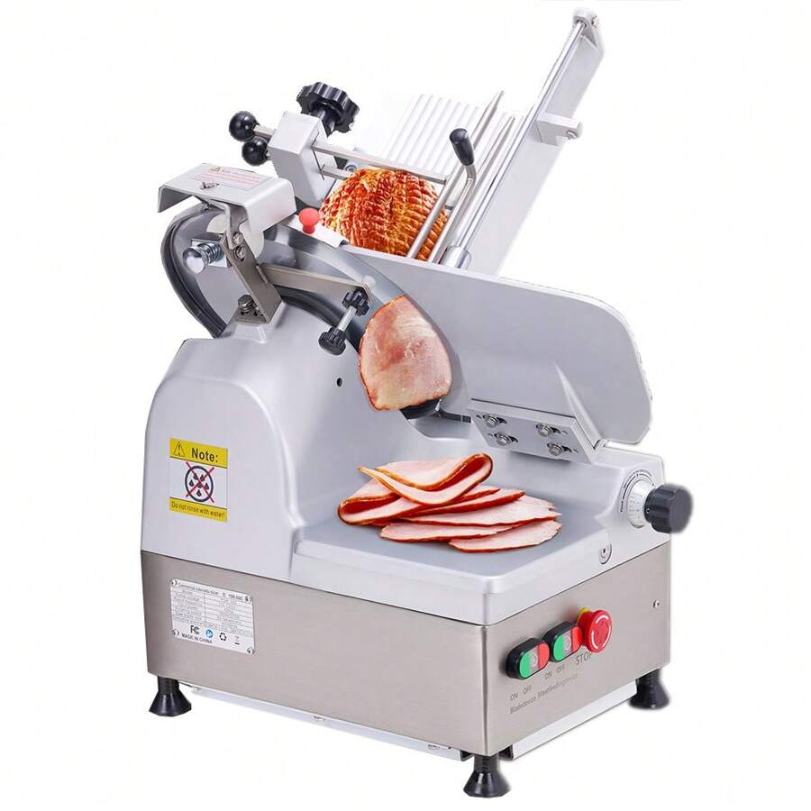 Automatic Meat Slicer, 550W Magnesium aluminum alloy Deli Slicer, 5 ...
