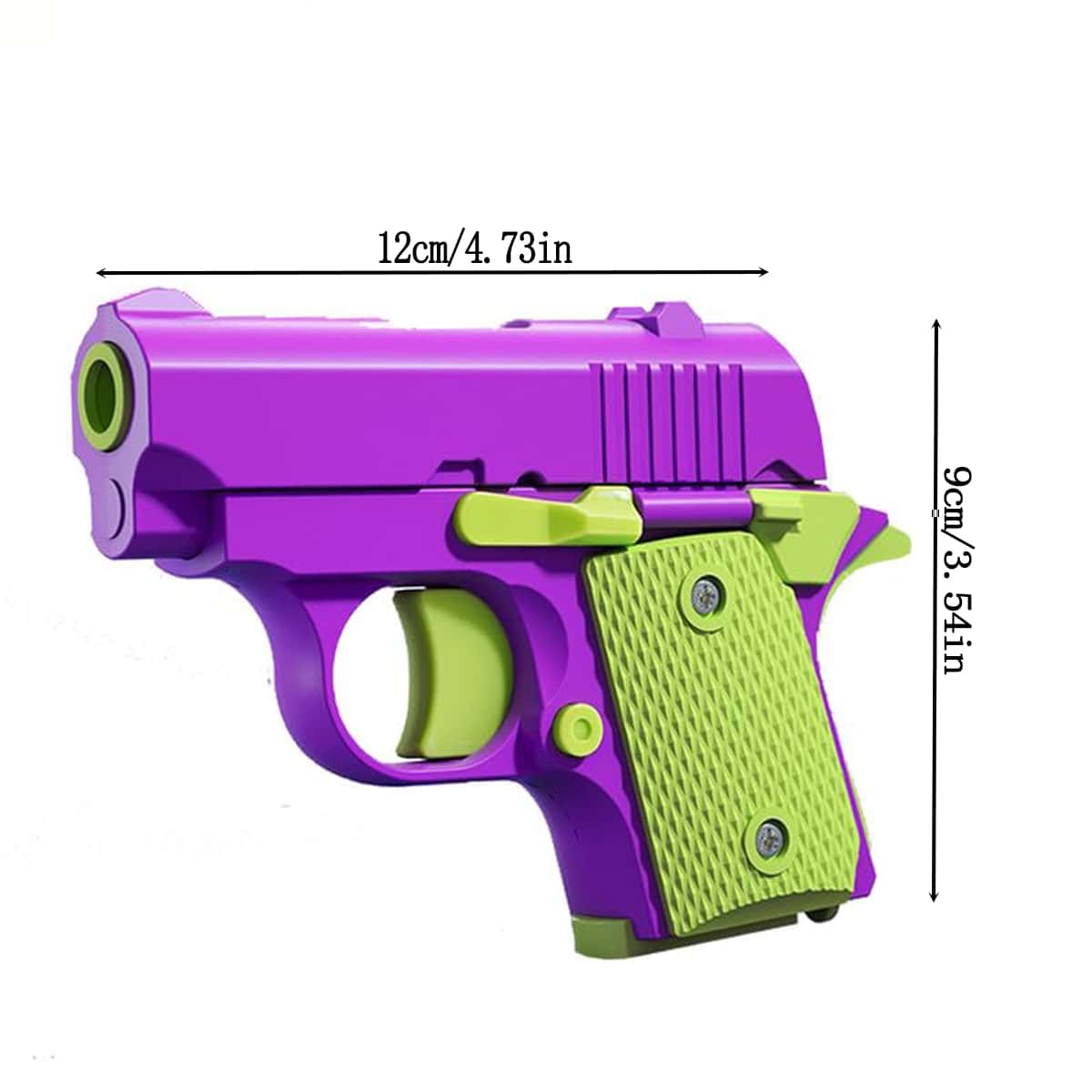 Toy Gun (non-firing) Fidget Toys Adults, 3D Printed Fidget Gun Toy ...