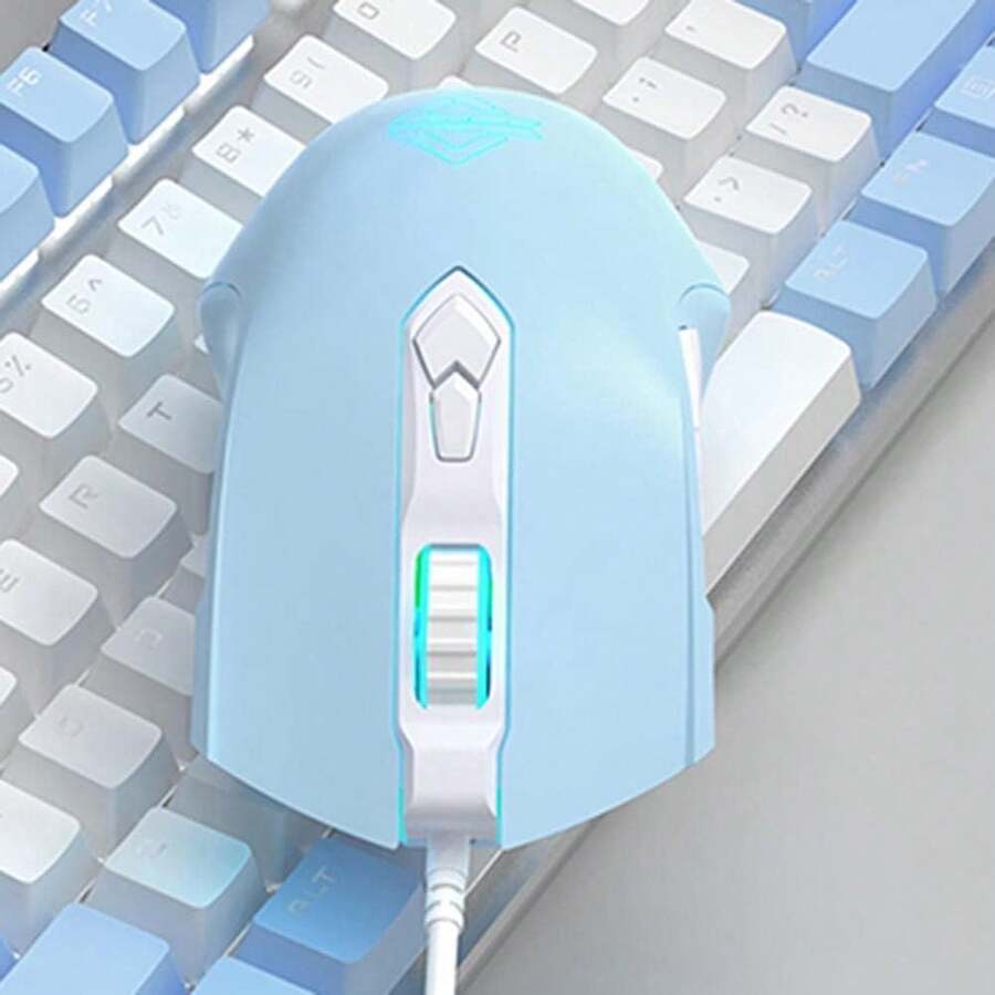 Aj52 Rgb Lightweight Gaming Mouse With 7 Programmable Buttons ...