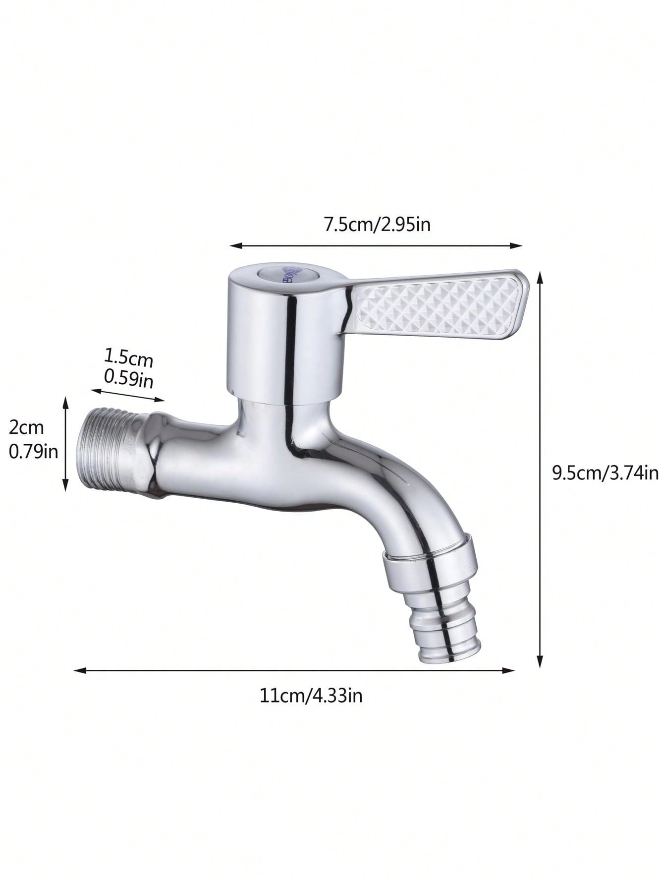 1pc Stainless Steel Single Cold Quick-opening Faucet For Washing ...