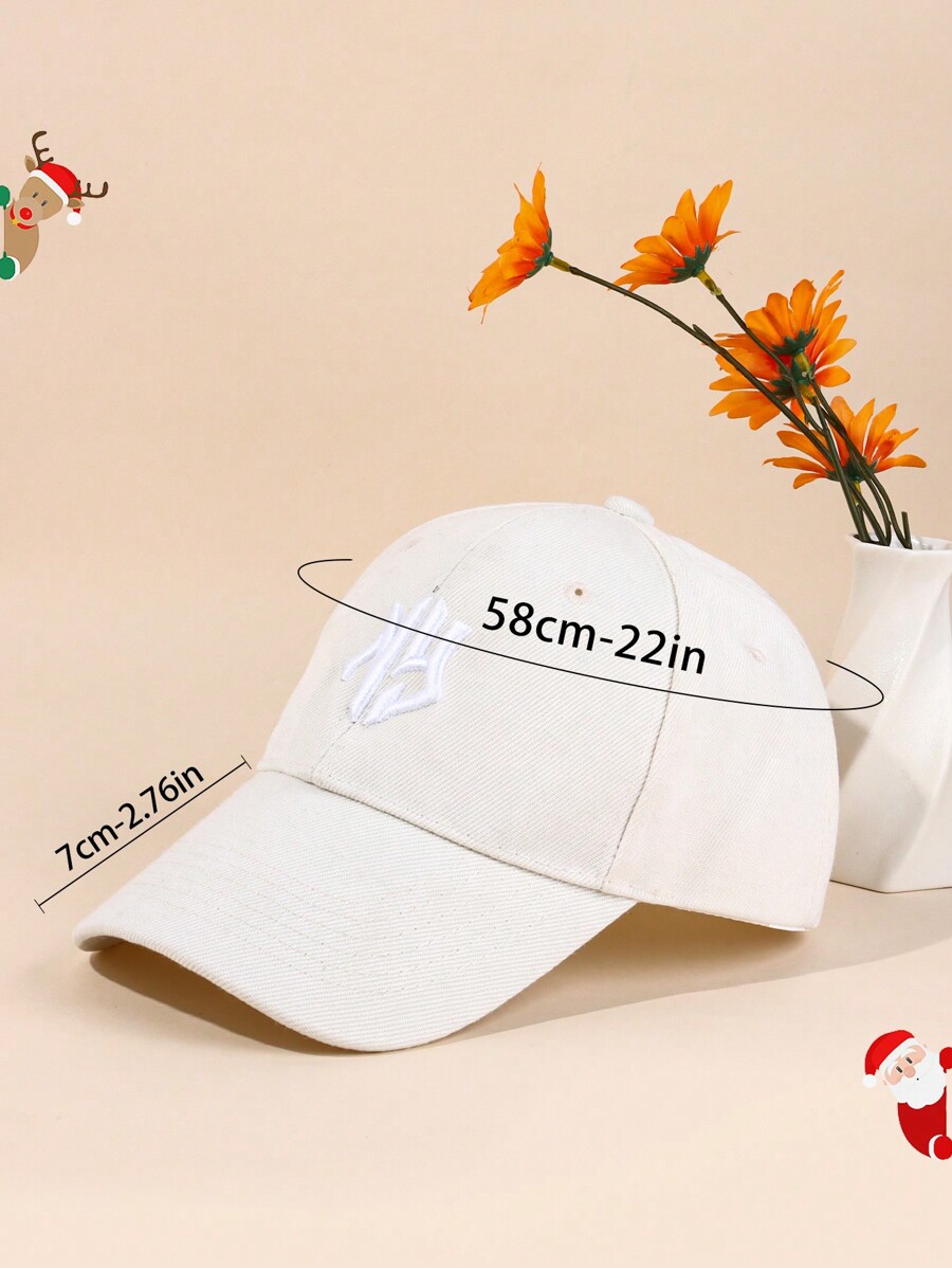 1pc New Style Men's Ny Delicate Embroidered Sun Protection Baseball Cap ...