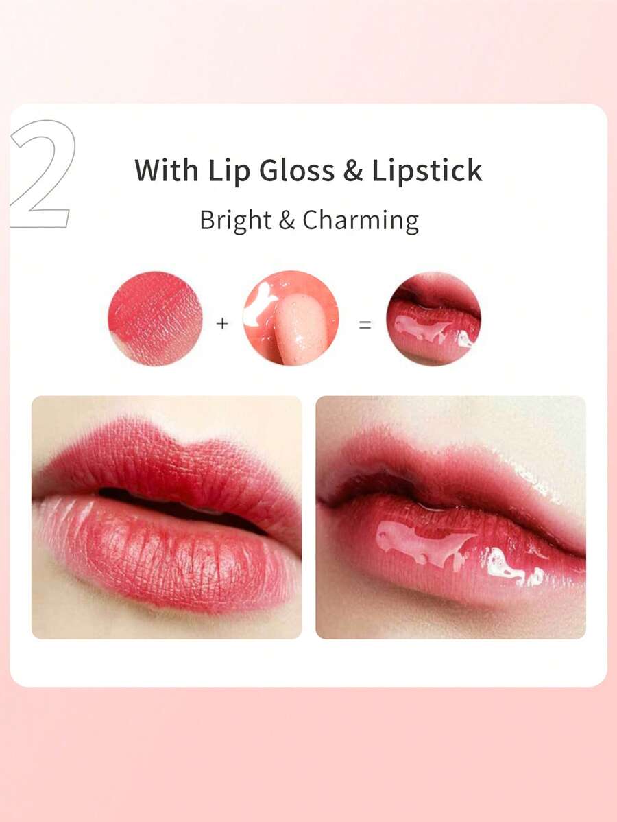 3 Piezas Aceite Con Brillo De Labios, Bálsamo Con Color Para Labios ...