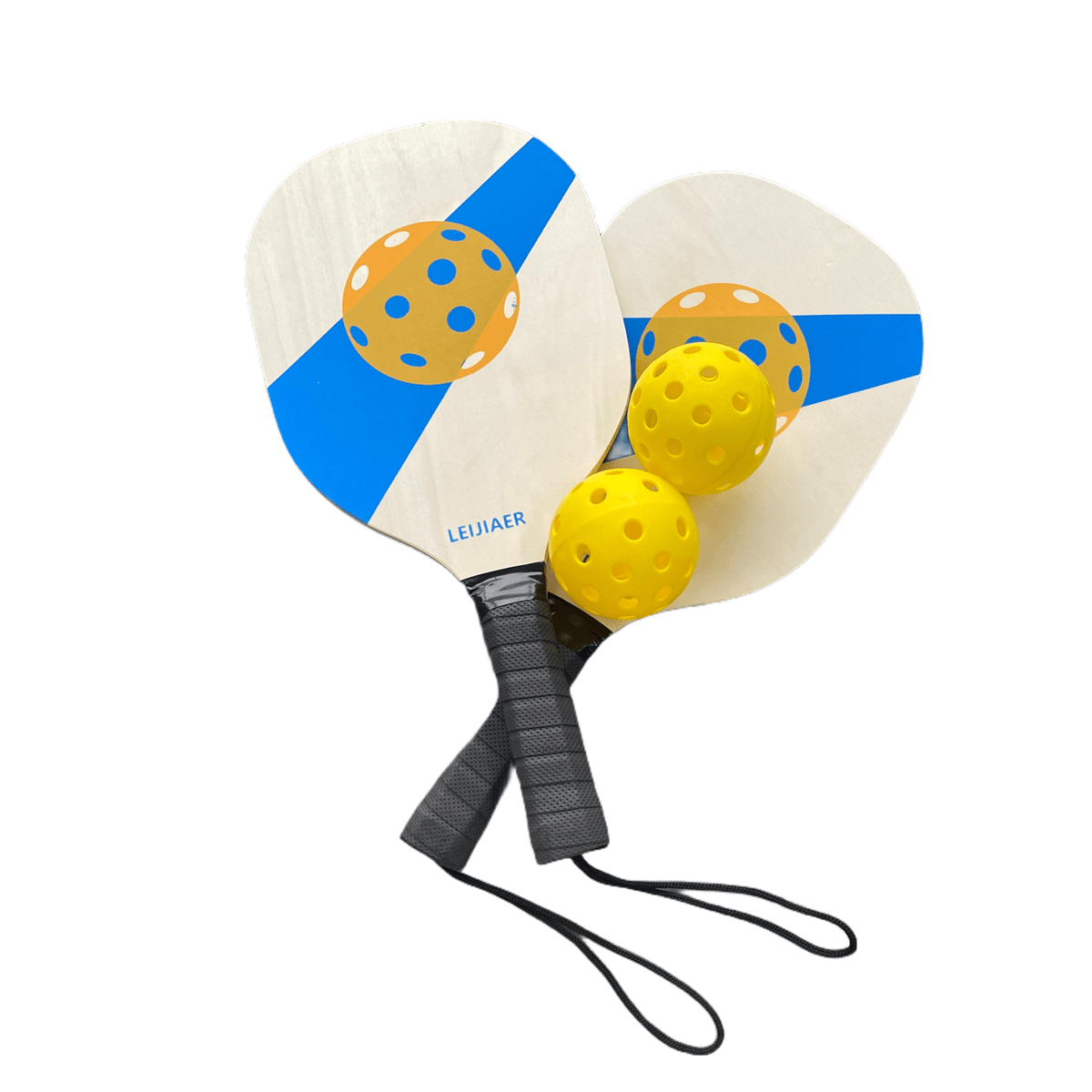 Pala De Pickleball Con 2 Pelotas De Pickleball, Juego De Raquetas De ...