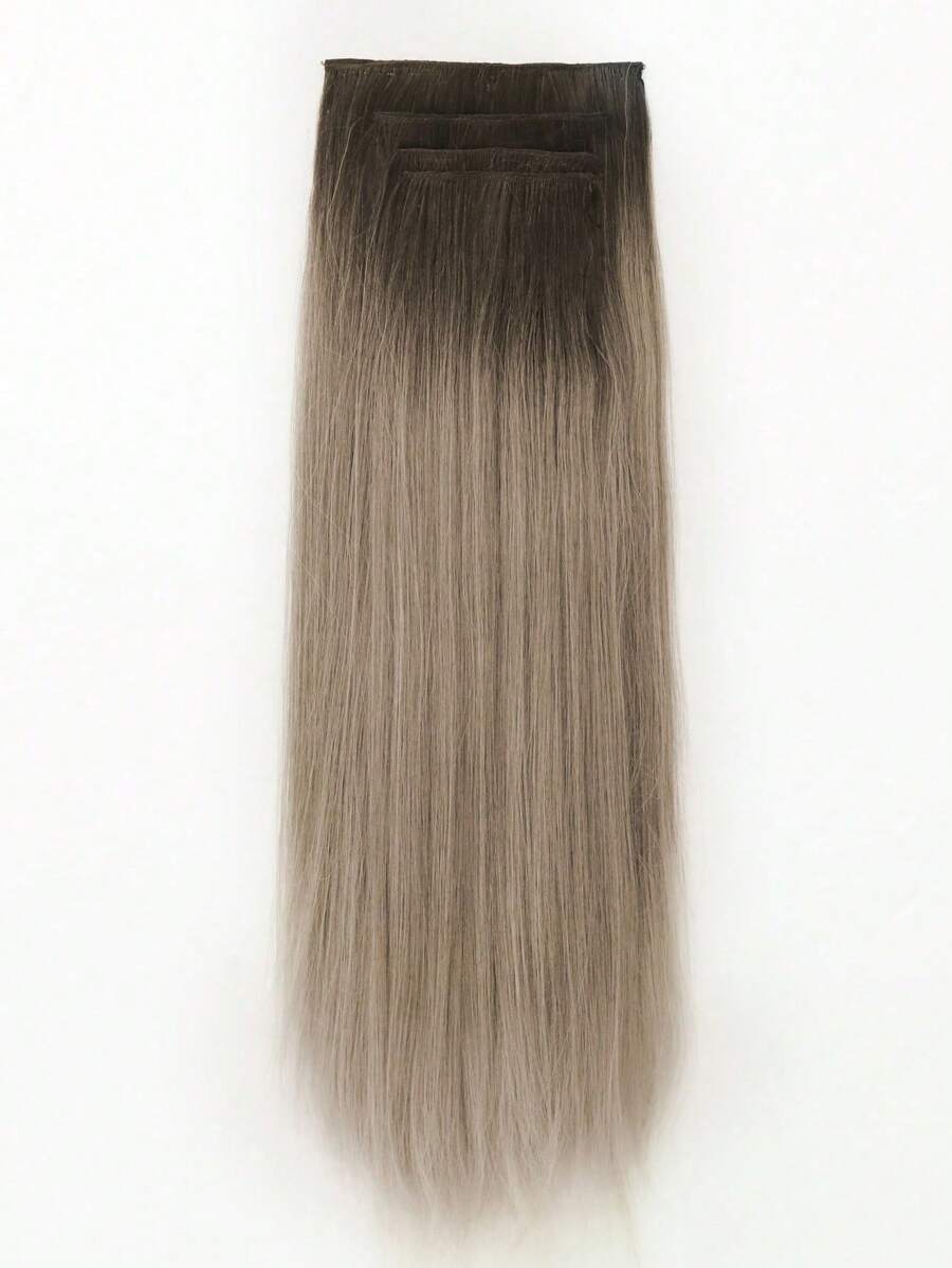Clip In Hair Extensions Blonde Color 11 CLips 22 Inch Long Straight ...