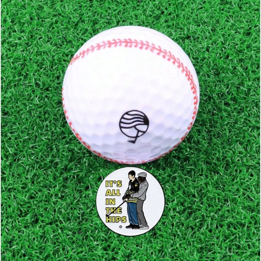 New Arrival Golf Hat Clip With Funny Happy Gilmore Ball Position Marker ...