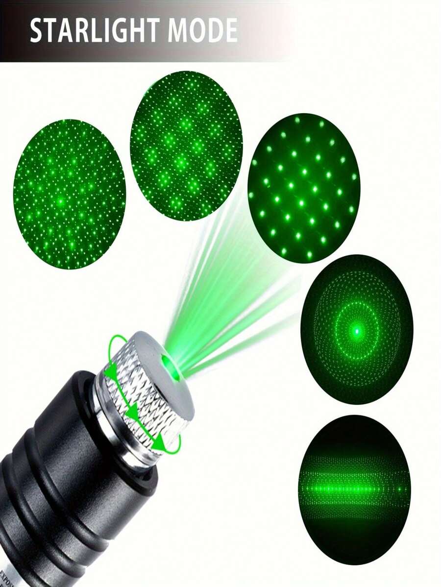 Rechargeable Green Laser Pointer For Night Hiking And Guidance Work ...