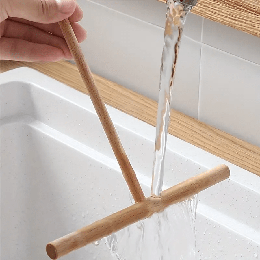 A Kitchen Wooden Pancake Fruit Rake Egg Pancake Scraper | SHEIN UK