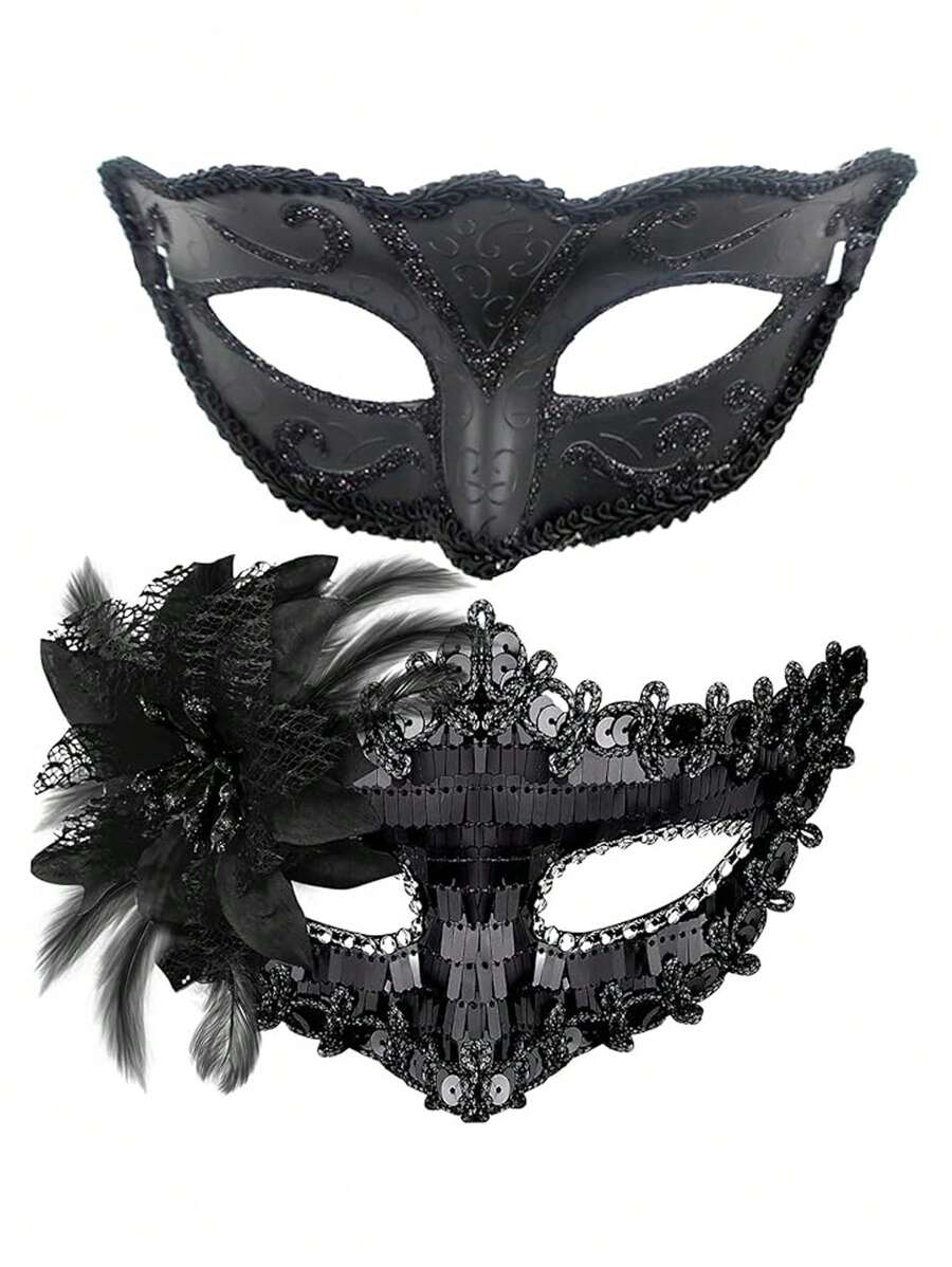Couple Masquerade Mask, Ideal Choice For Party Or Carnival Dancing ...