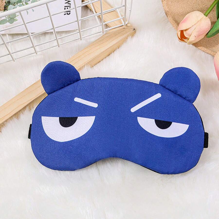 1pc 3d Fashionable Cute Cartoon Shading Eye Mask, Hot/cold Compress ...