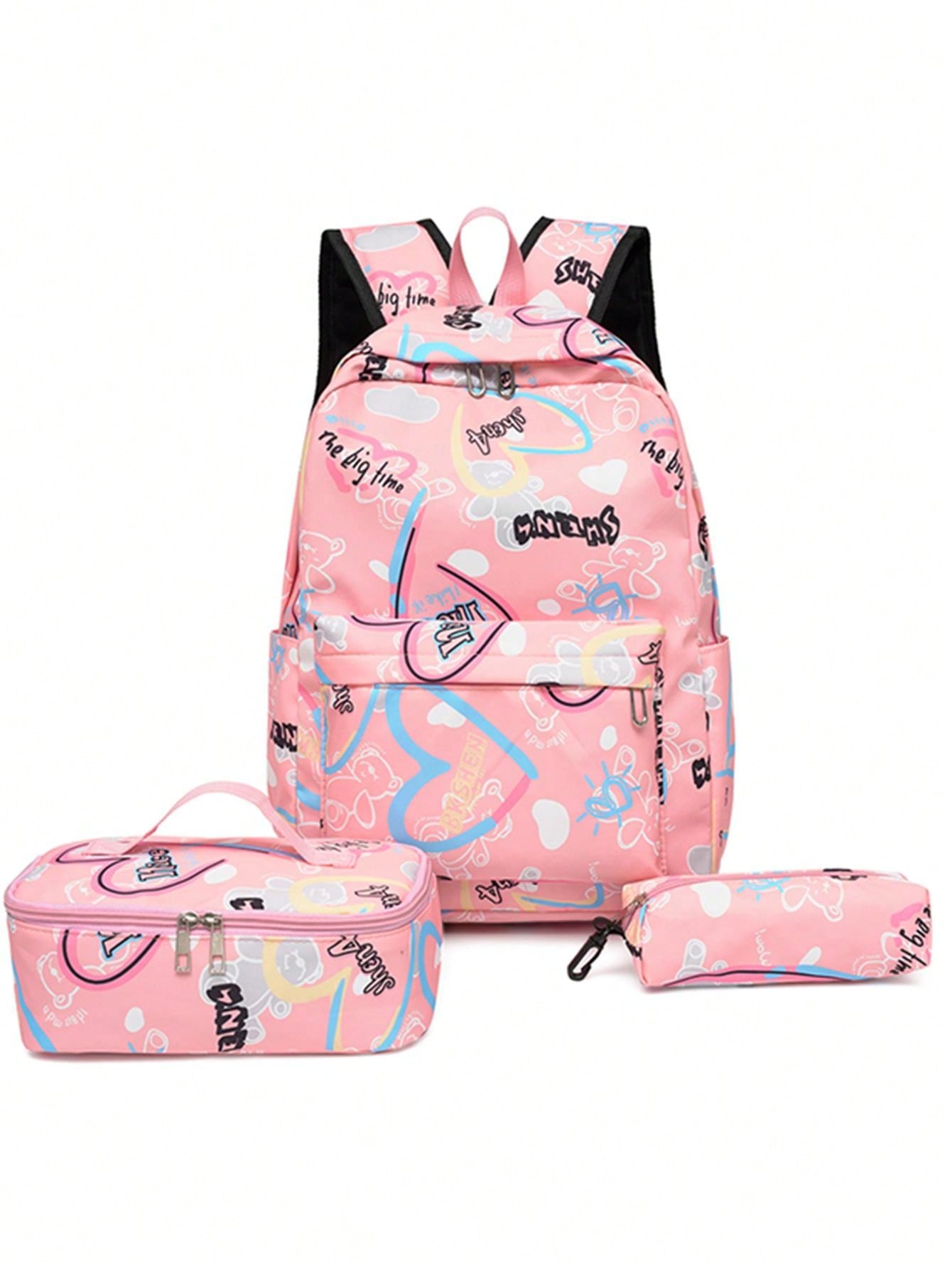 New Trendy And Fashionable 3-piece Set Backpacks For Elementary And ...