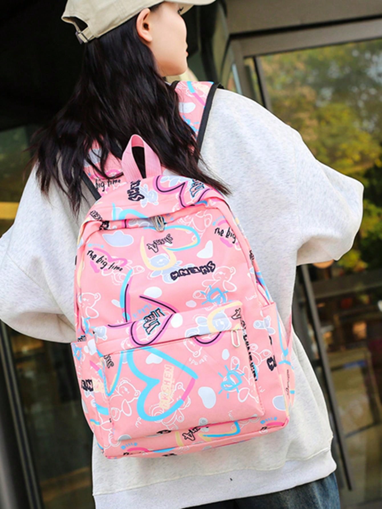 New Trendy And Fashionable 3-piece Set Backpacks For Elementary And ...