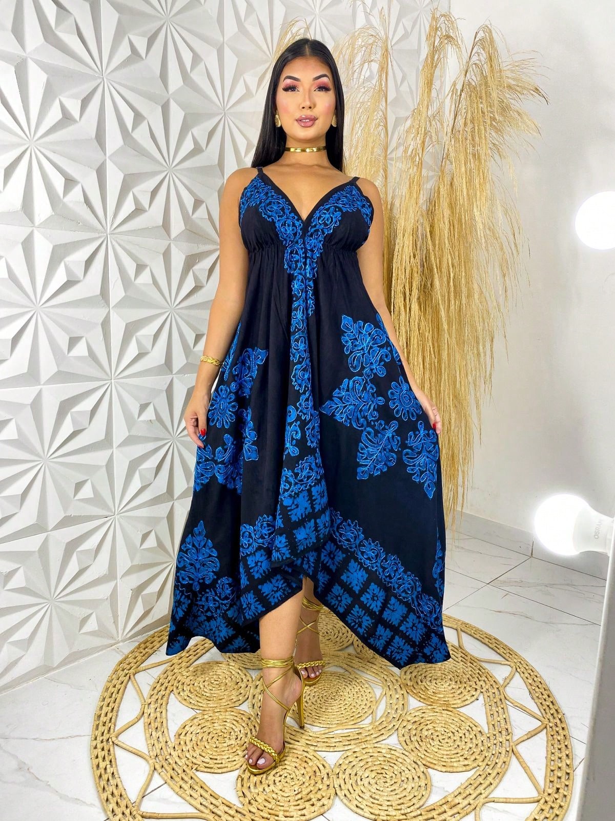 vestido bico indiana | SHEIN Brasil