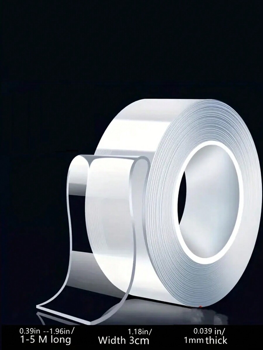 Nano Magic Tape With Super Sticky, Transparent, Double Sided Adhesive For Multiple Uses ...