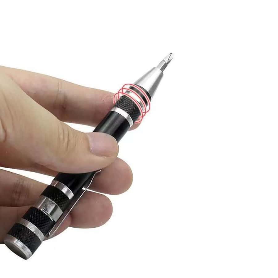 8-in-1 Pen-style Screwdriver & Multiple Use Screwdriver, Aluminum Alloy ...
