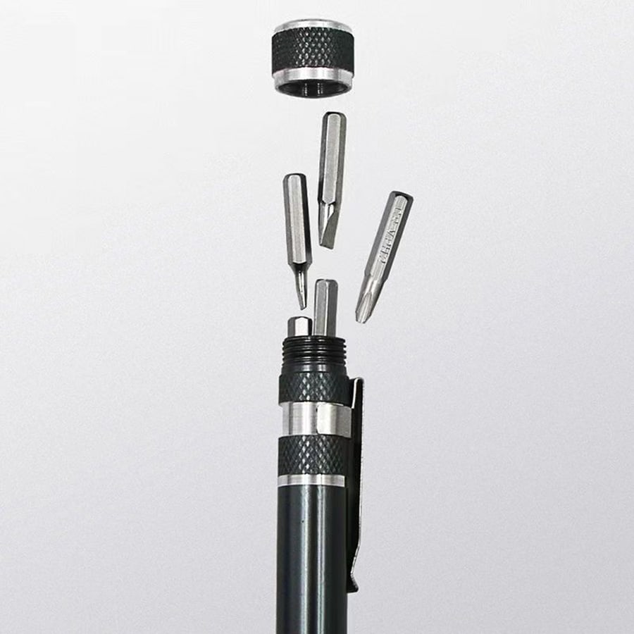 8-in-1 Pen-style Screwdriver & Multiple Use Screwdriver, Aluminum Alloy ...
