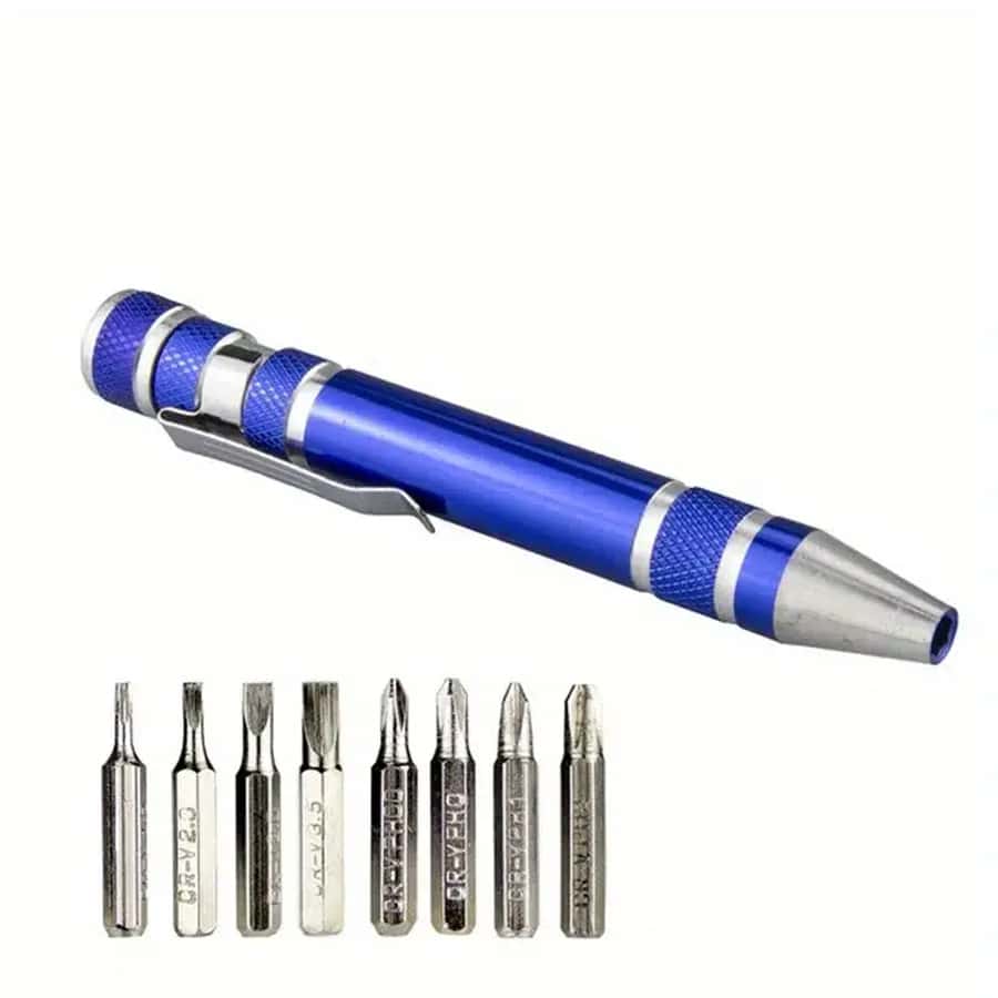 8-in-1 Pen-style Screwdriver & Multiple Use Screwdriver, Aluminum Alloy ...