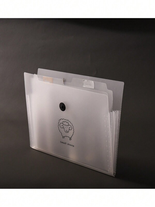 3-compartment File Folder With Sheep Pattern | SHEIN USA