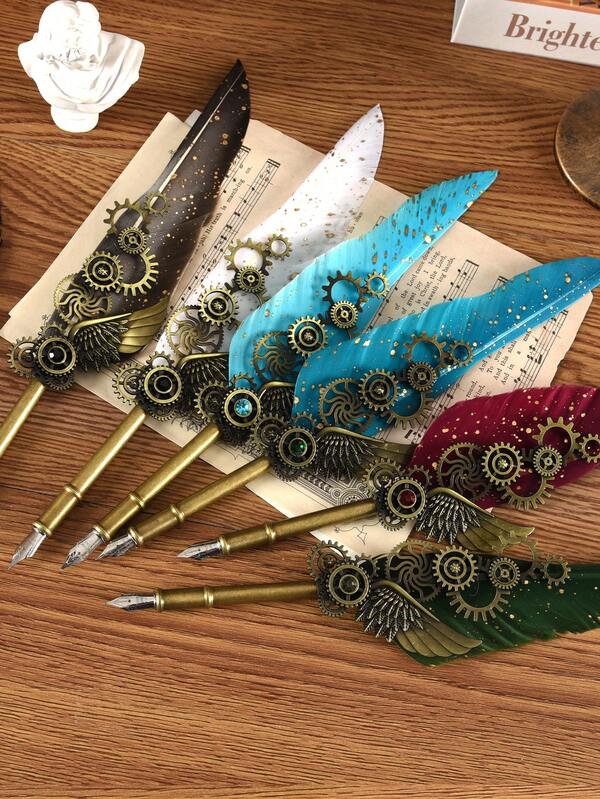 Medium World Map Wing White Stationery Gift Set | SHEIN USA