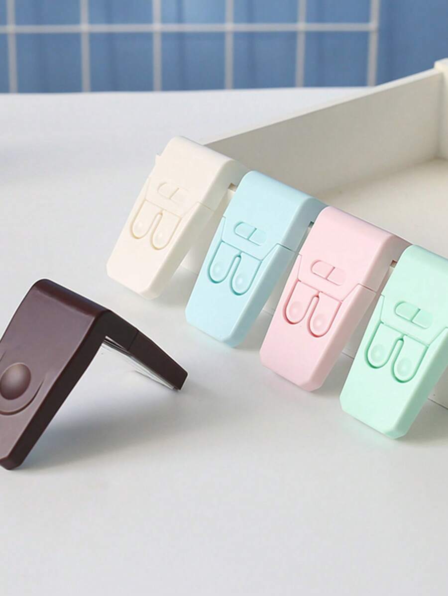 Set Of 3 Pink Right-Angle Safety Locks For Drawers, Cupboards ...