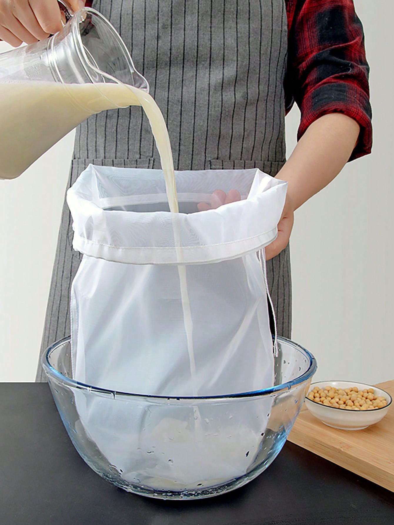 1PC nylon soya-bean milk filter bag, soya-bean milk filter bag ...