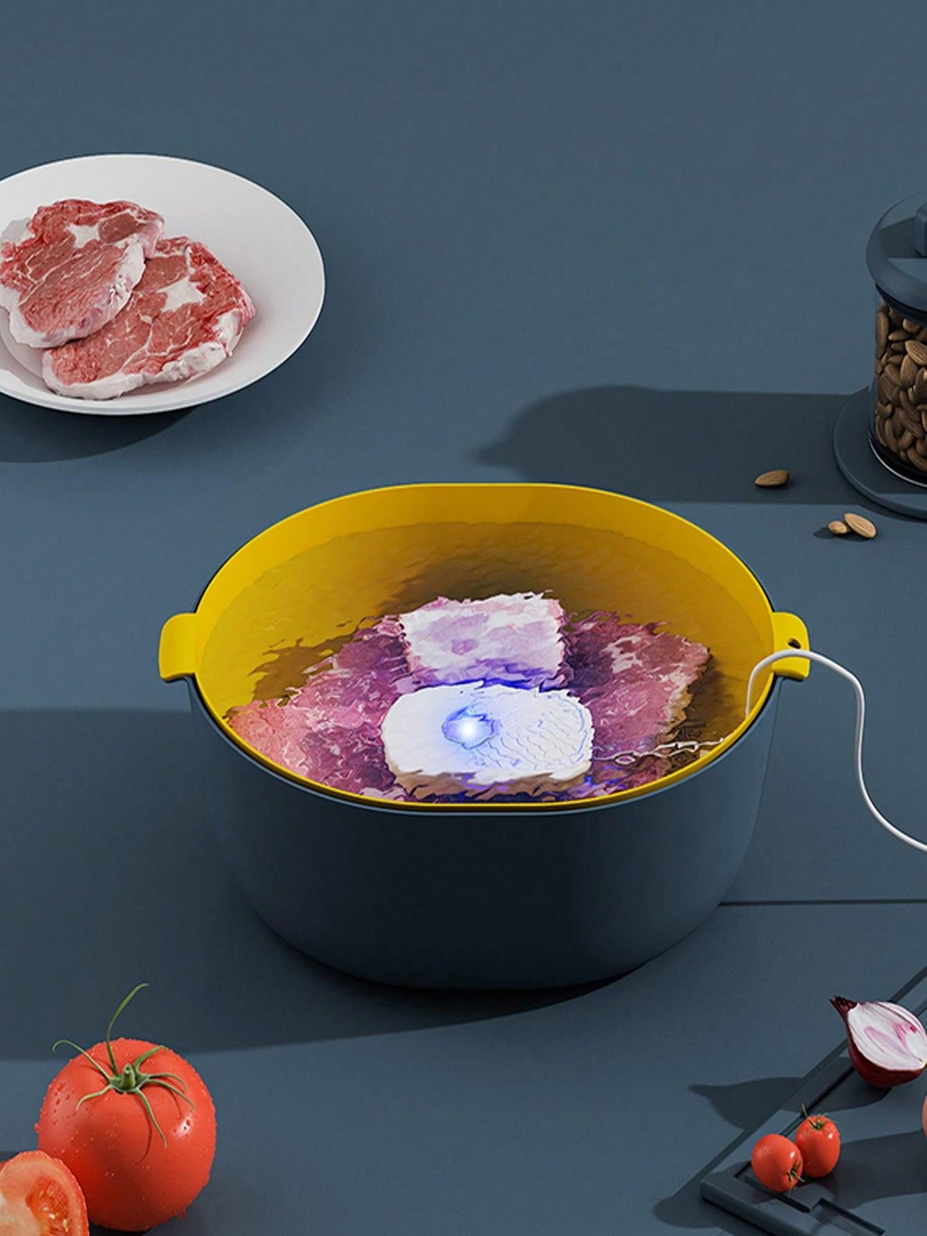 Vegetable And Fruit Purifier, Portable Automatic Food Washing Machine ...