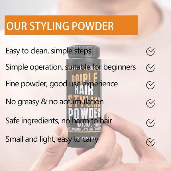 Goiple Hair Styling Powder 30g Natural Finish Styling Powder for Men ...