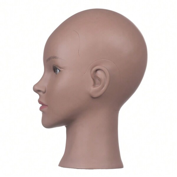 Female Bald Mannequin Head Professional Cosmetology Face Makeup Doll ...