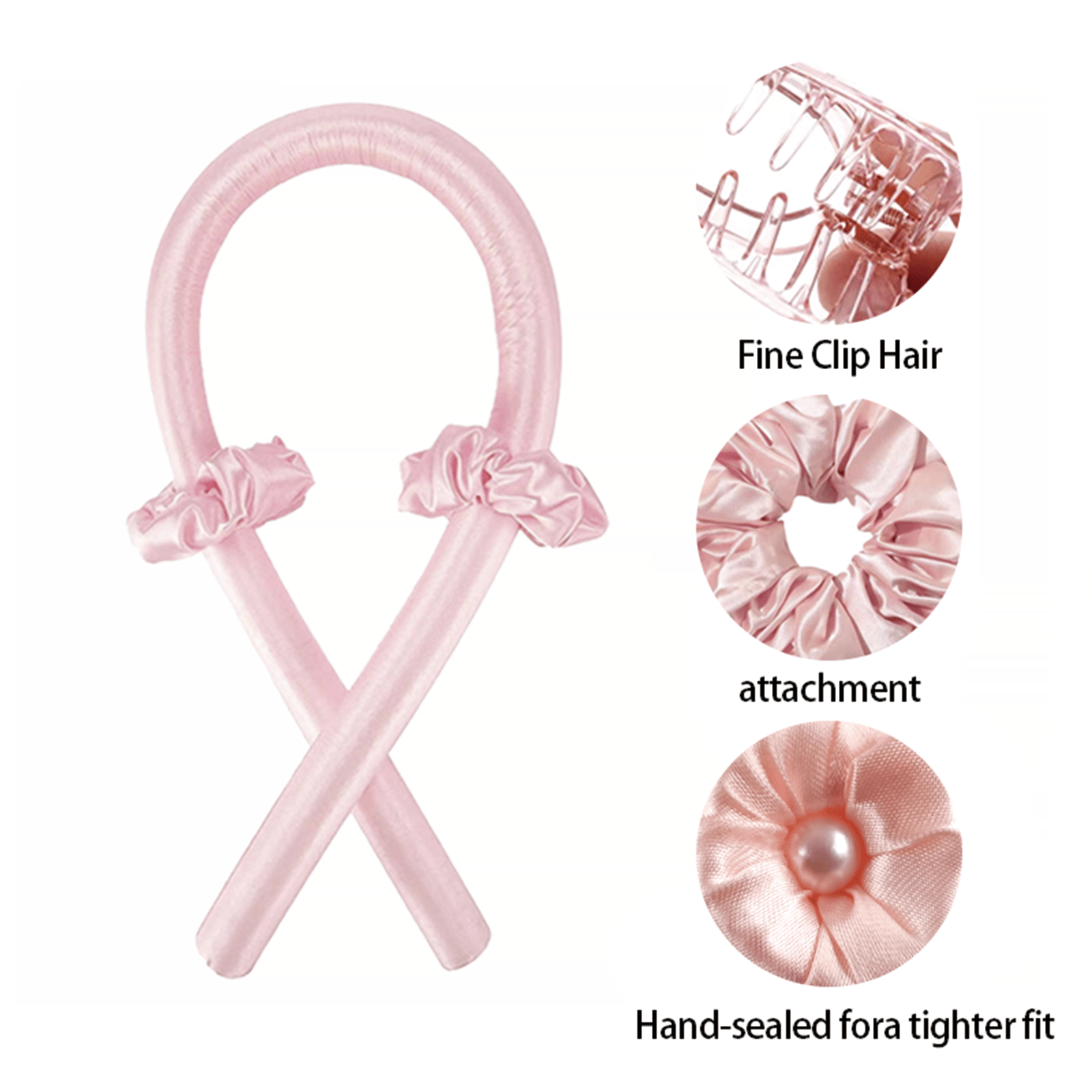 Satin Heatless Curling Set - Hair Rollers for Heatless Curls | Heatless Hair Curlers | Holiday ...