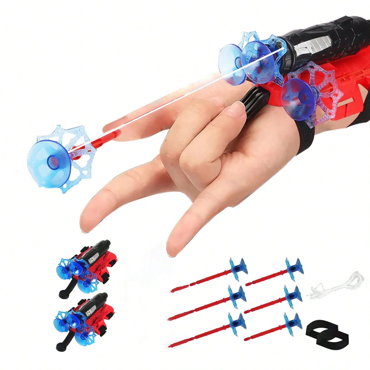 2pcs Spider Web Shooting Toy Set, Ideal For Role-playing Superheroes ...