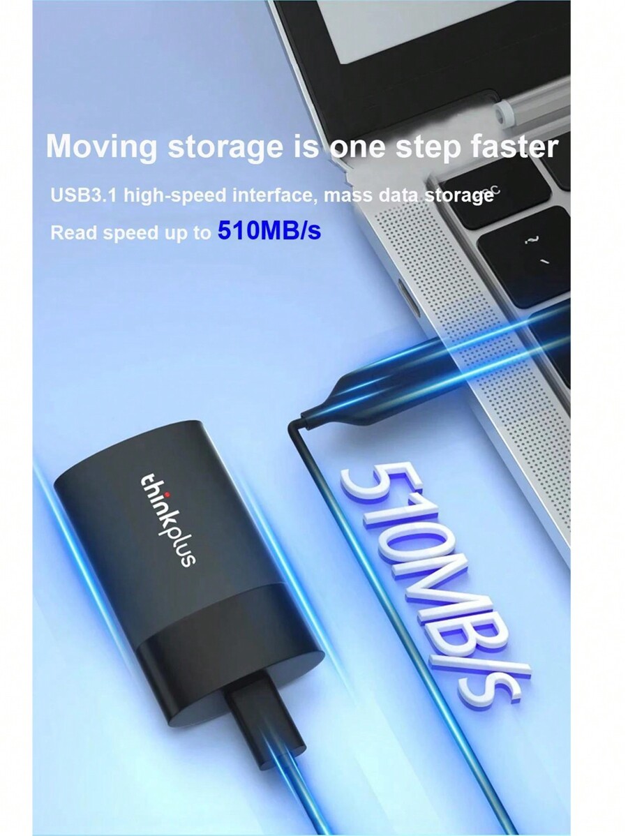 Lenovo Thinkplus Us202 Ssd Portátil De 512gb 1tb 2tb Unidad De Disco Sólido Usb3.1 Tipo-c ...