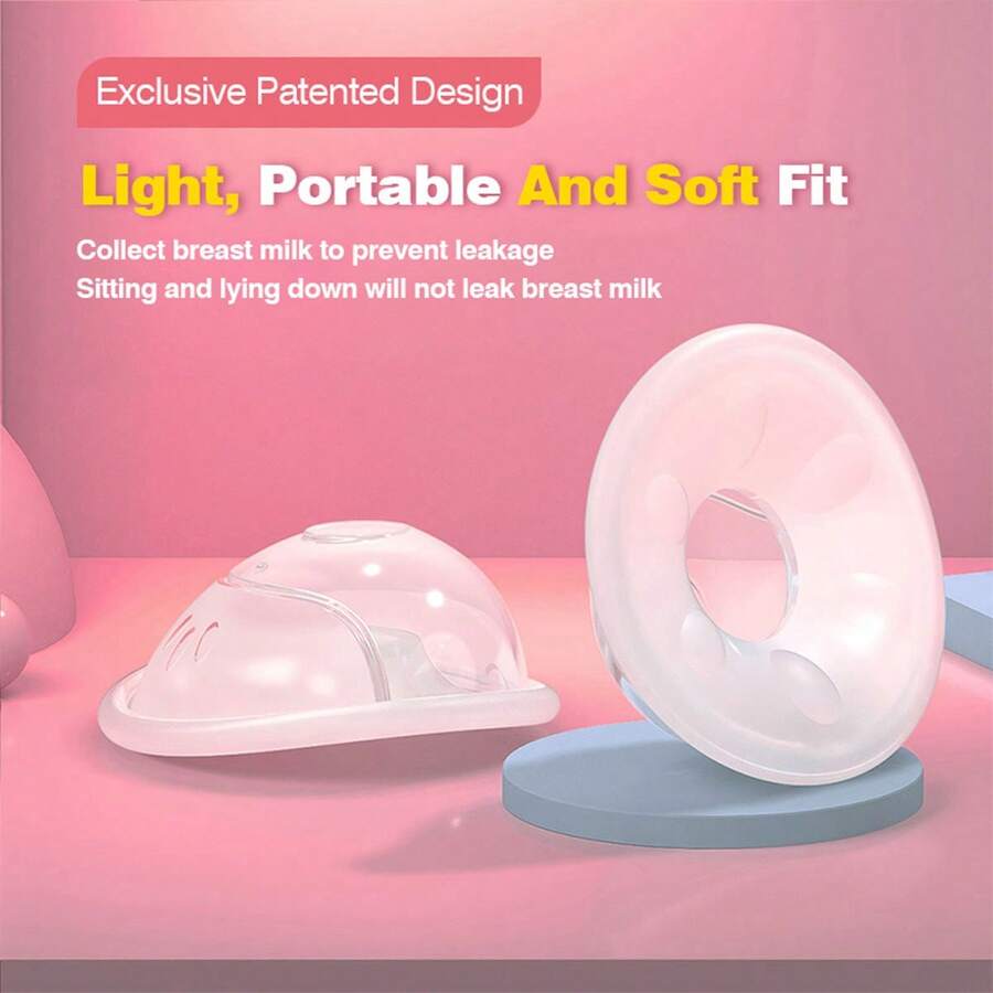 Dr.Lsla 2pcs Portable Non-Overflow Hand-Free Breast Milk Collectors ...