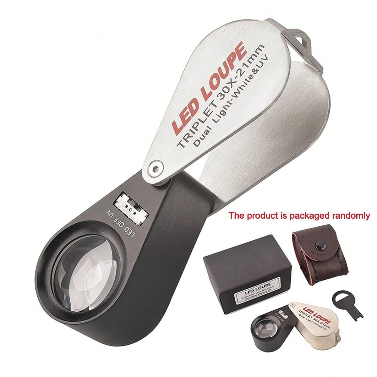 1 Pièce 30x Loupe De Bijouterie Avec Lumière Pour La Fabrication De ...