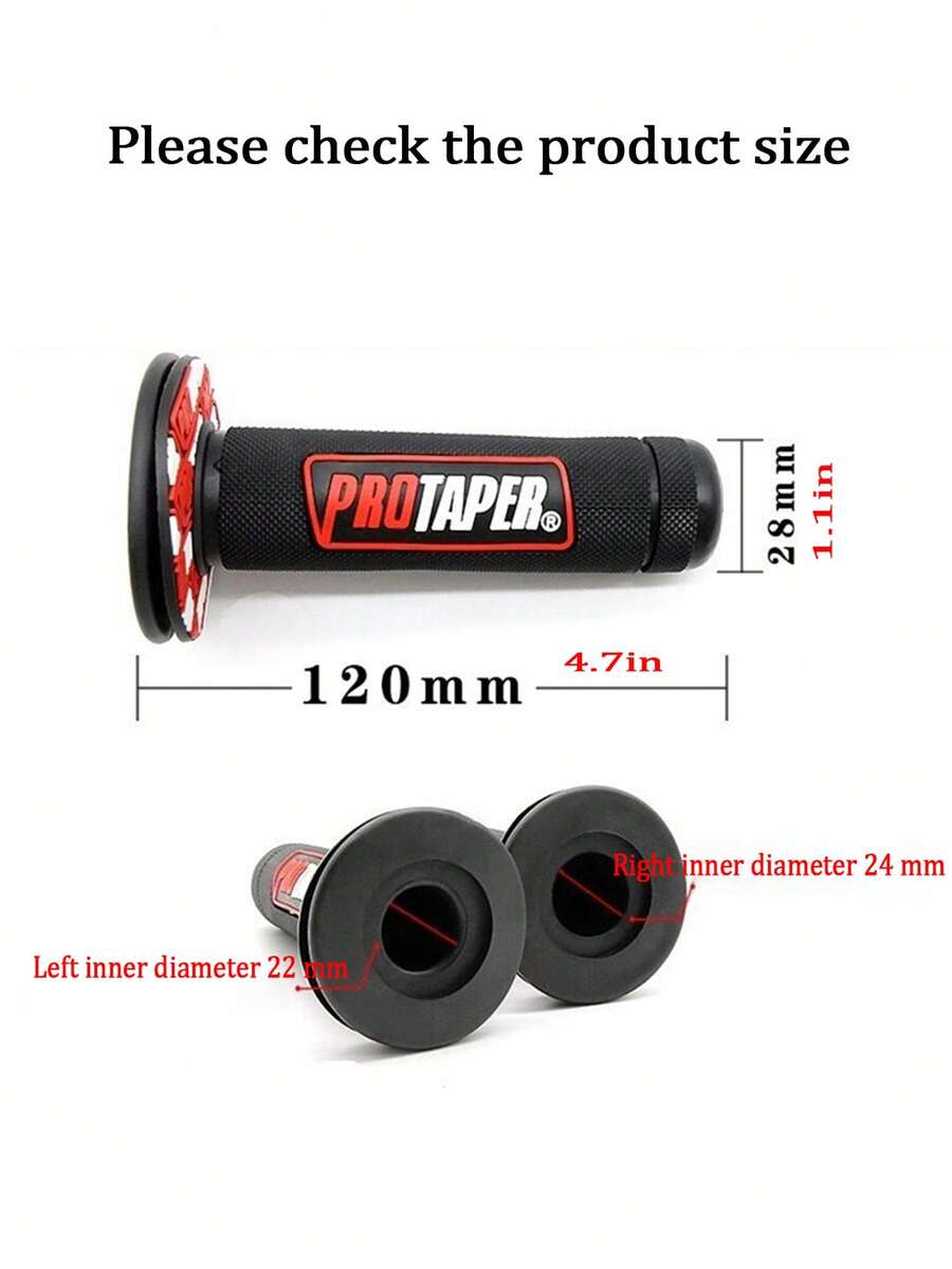 Off-Road Motorcycle Modified Handlebar Grips Soft Handlebar Rubber ...