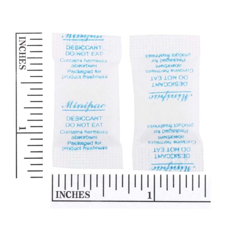 Silica Gel Packets, 300 Packs 0.5 Gram, Indicating Desiccant ...