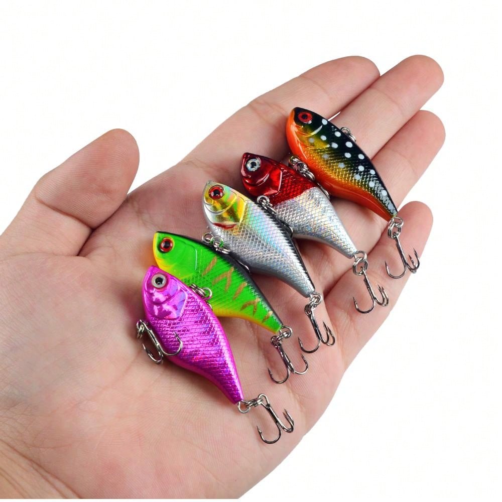 Fishing Bait Vib Sinking Artificial Plastic Vib Hard Bait With Crankbaits Fishing Wobblers ...