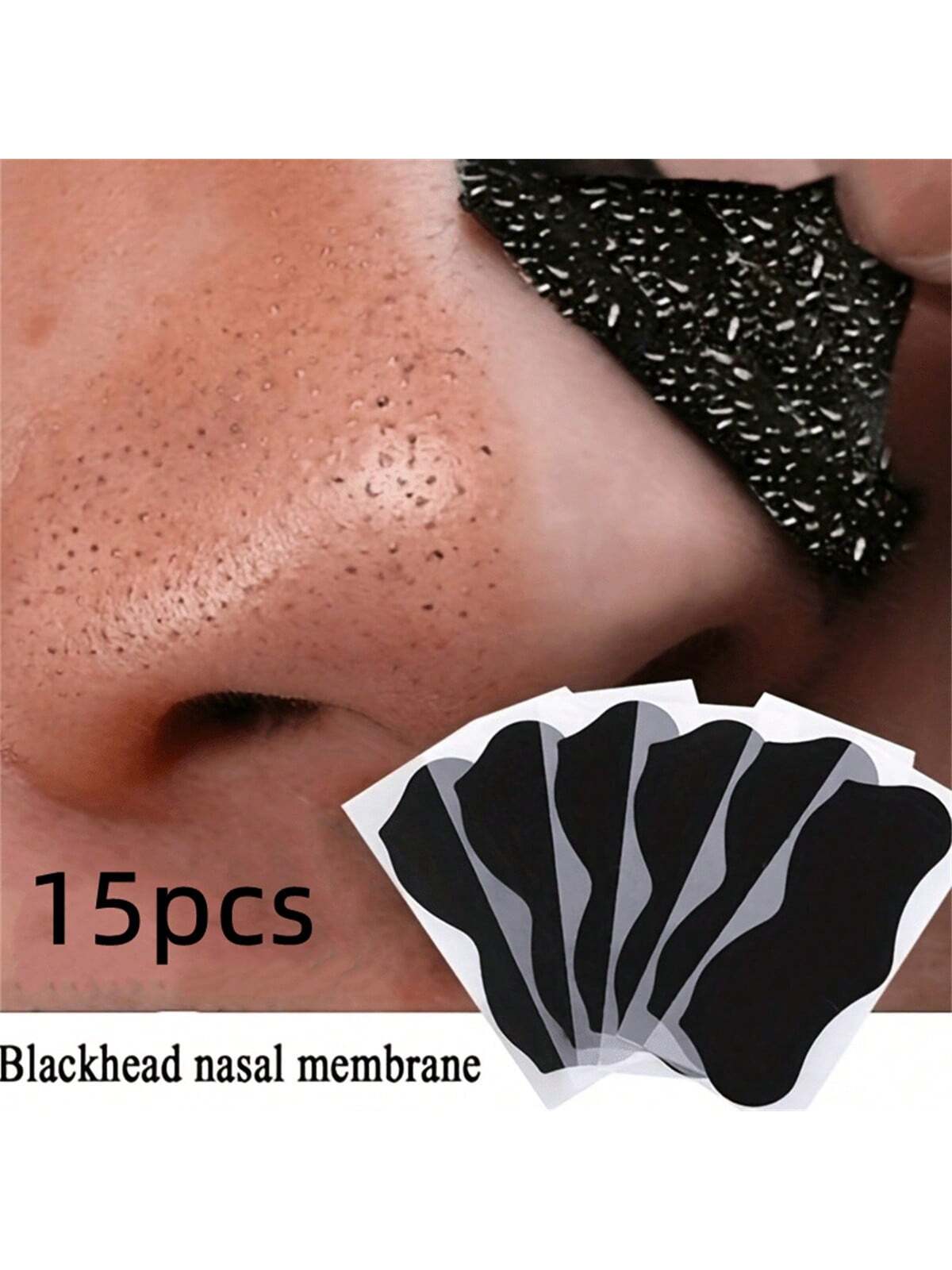 15 Pcs Blackhead Nose Patches, Deep Cleansing Nasal Spot Facial Dot ...