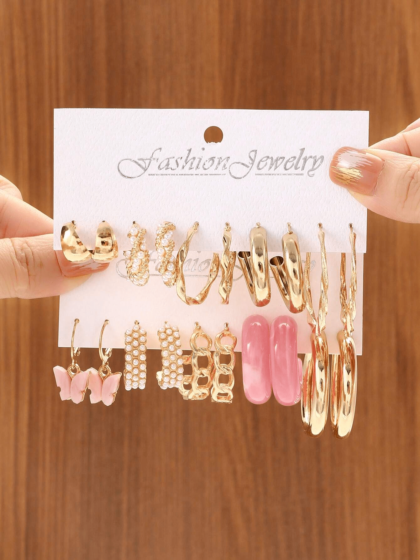 10pairs Butterfly & Faux Pearl Decor Earrings | SHEIN USA