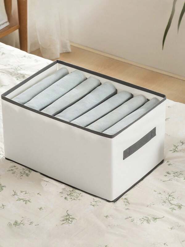 Clothes And Pants Sorting And Storage Box With Compartments | SHEIN USA