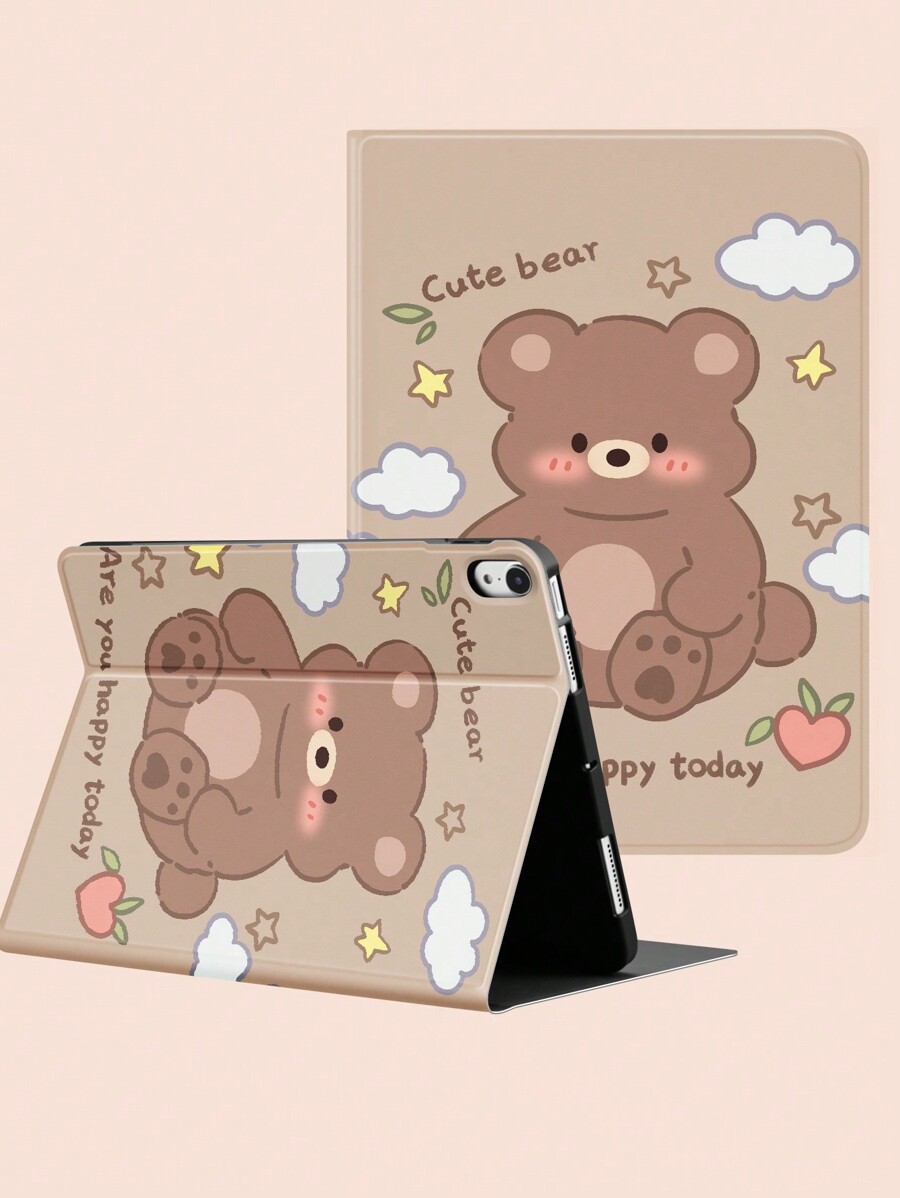 Étui Mignon Avec Nounours Compatible Avec Lipad De 9e 8e 7e