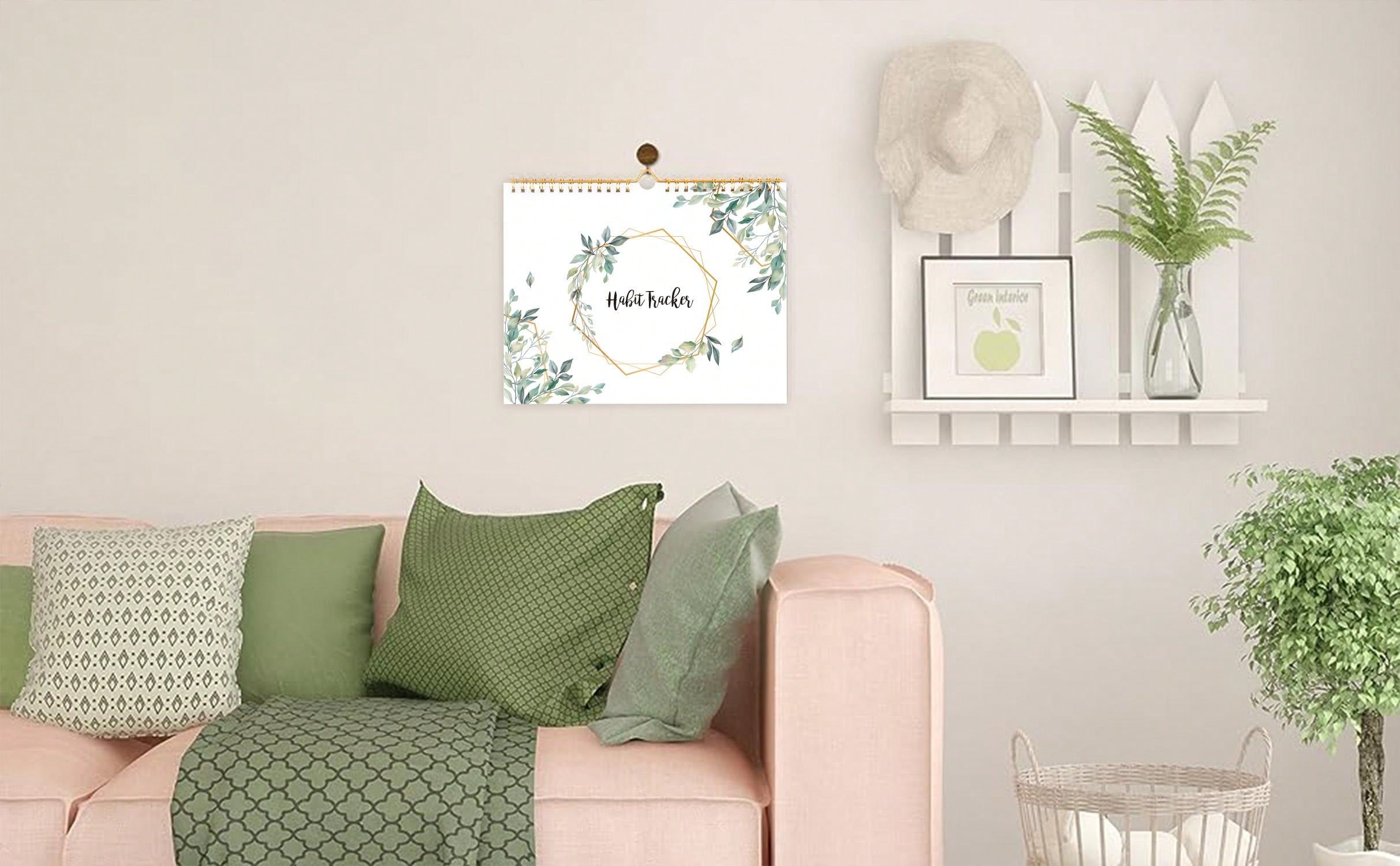 1pc Habit Tracker Calendar Spiral Bound Daily Weekly and Monthly Habit ...