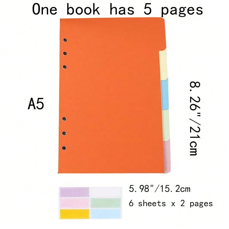 A5 Loose-leaf Book Filler Paper | SHEIN USA