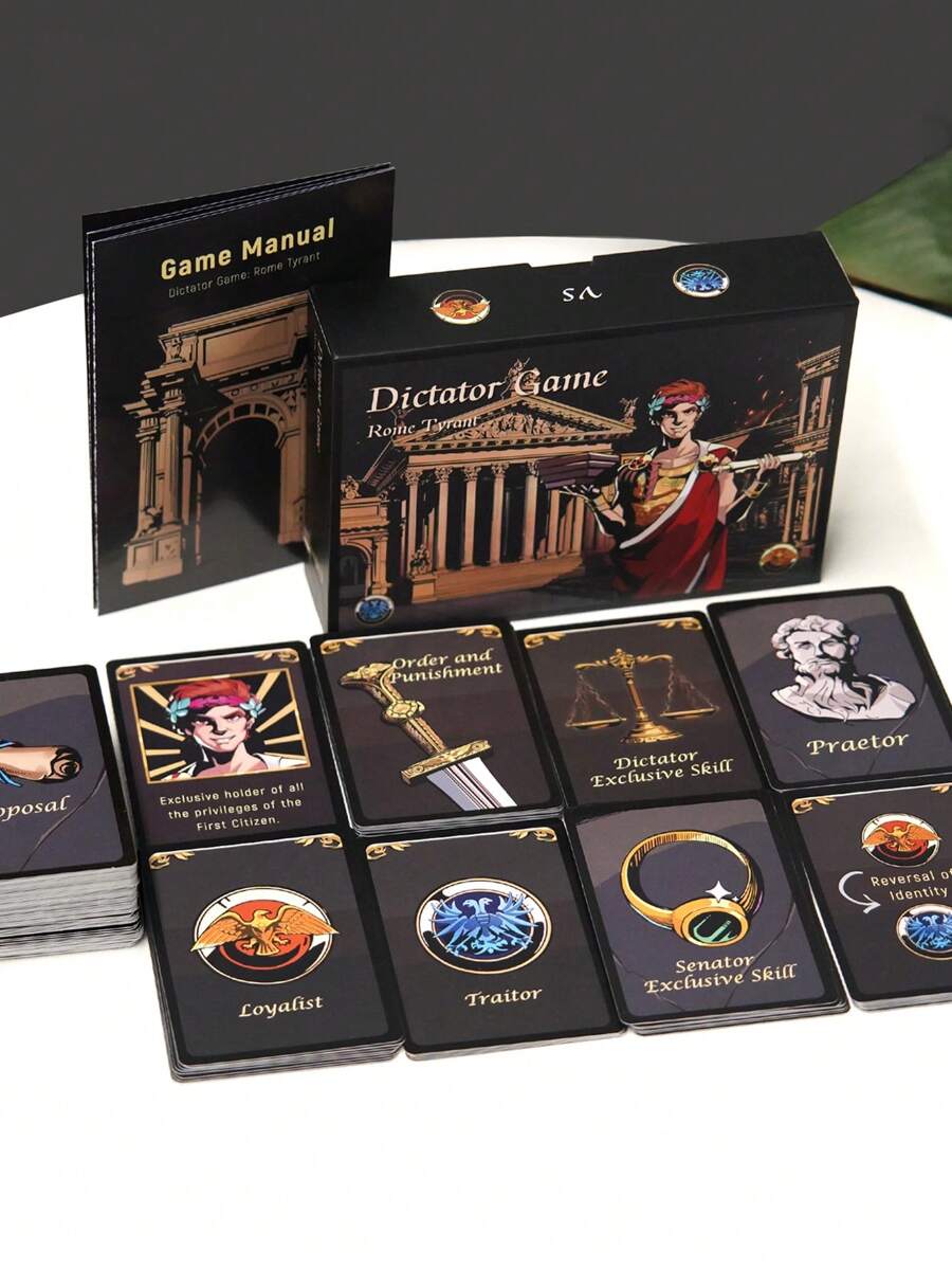 Dictator Game: Rome Tyrant, Strategy Board Game, 5 to 10 Players, 15 ...