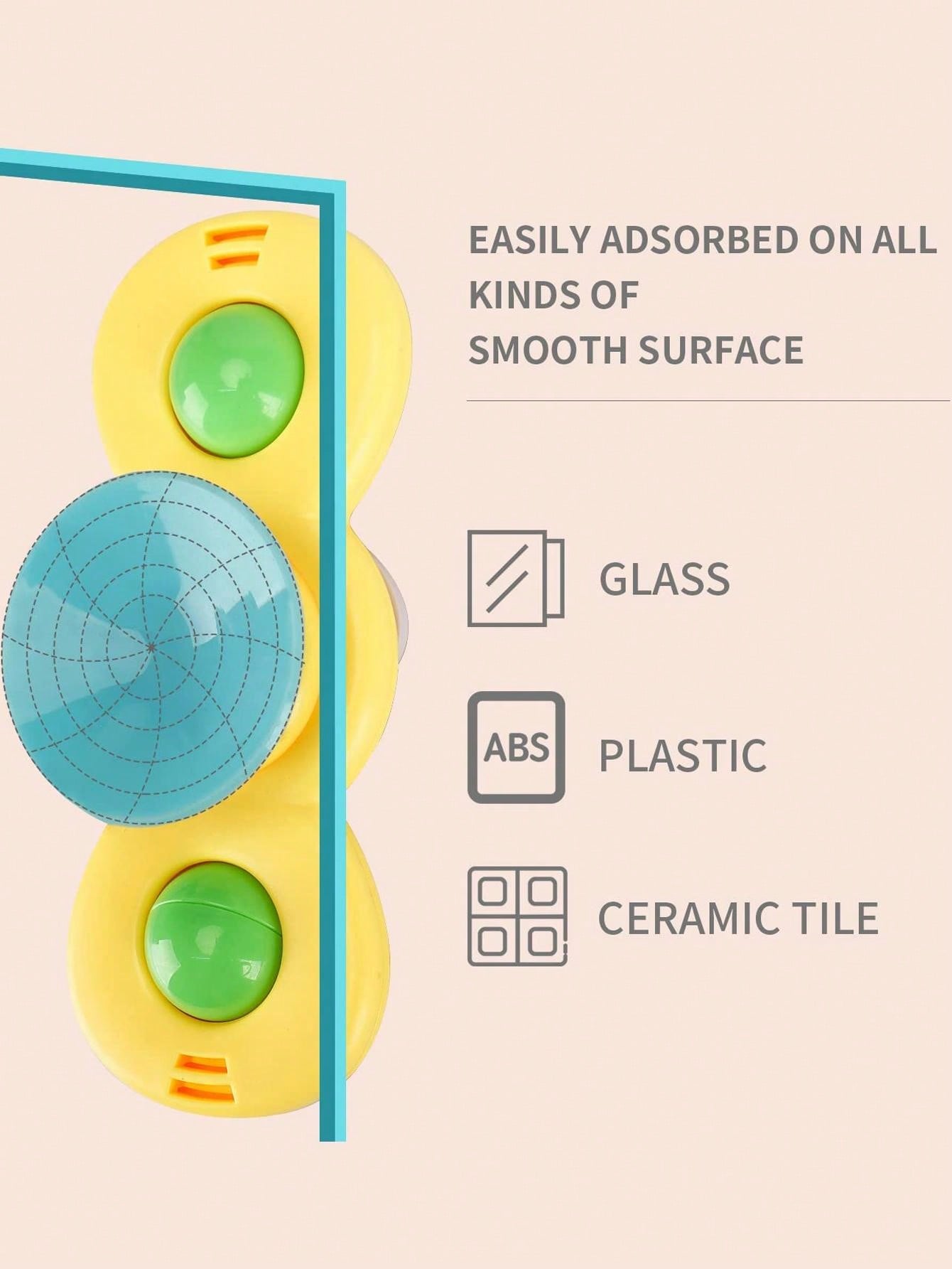 1Pc Random Suction Cups Spinning Top Toy Baby Game Placation Infant ...