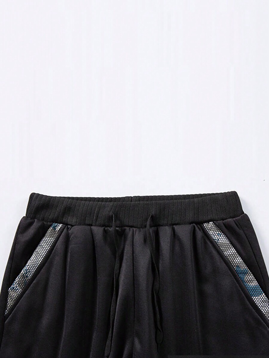 Men's Winter Sports Suit, Outdoor Casual Running Two-Piece Zip-Front ...