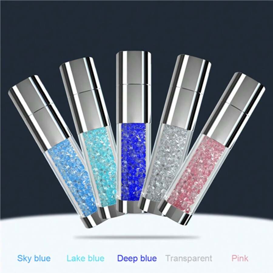 BIYETIMI fashion diamond usb flash drive 128GB waterproof pendrive 64GB ...