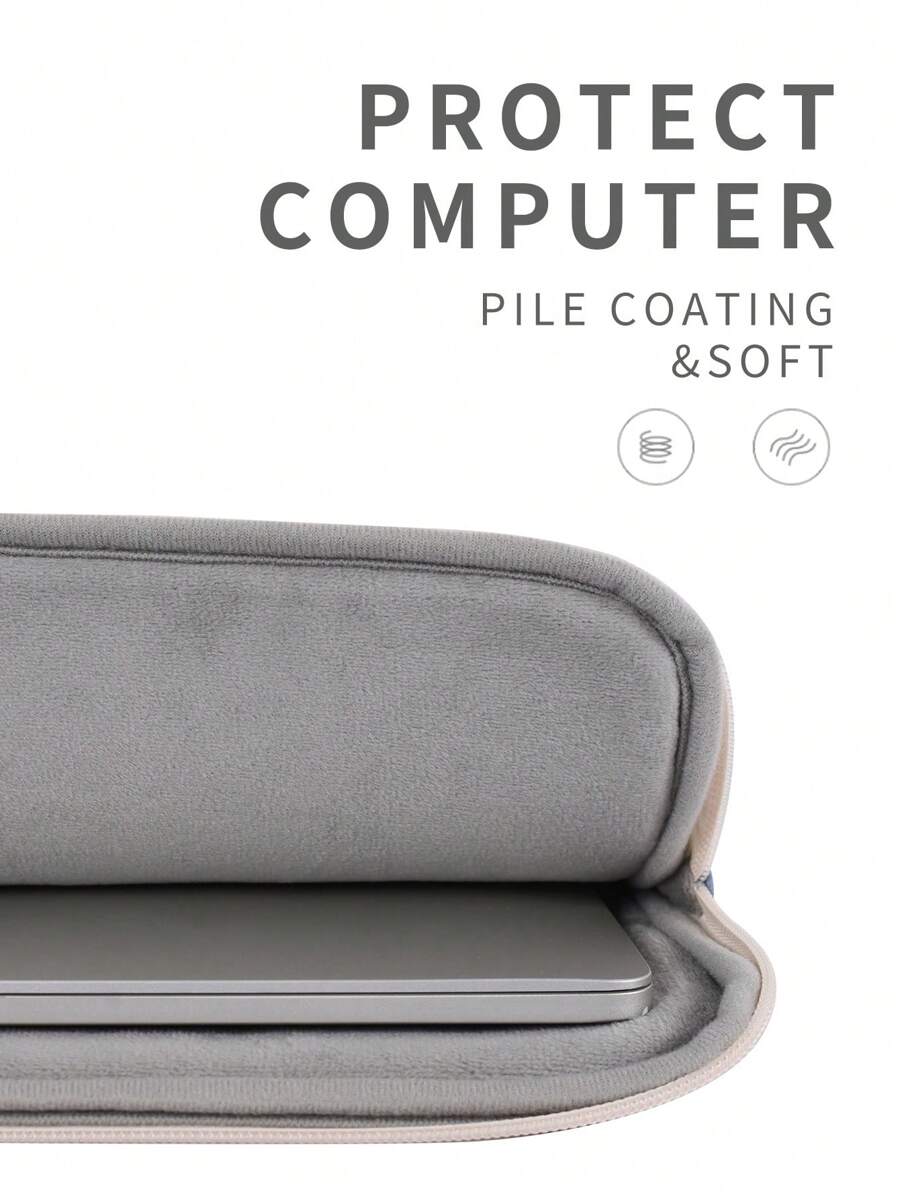 Estuche de computadora portátil de combinación artesanal de lona, funda ...