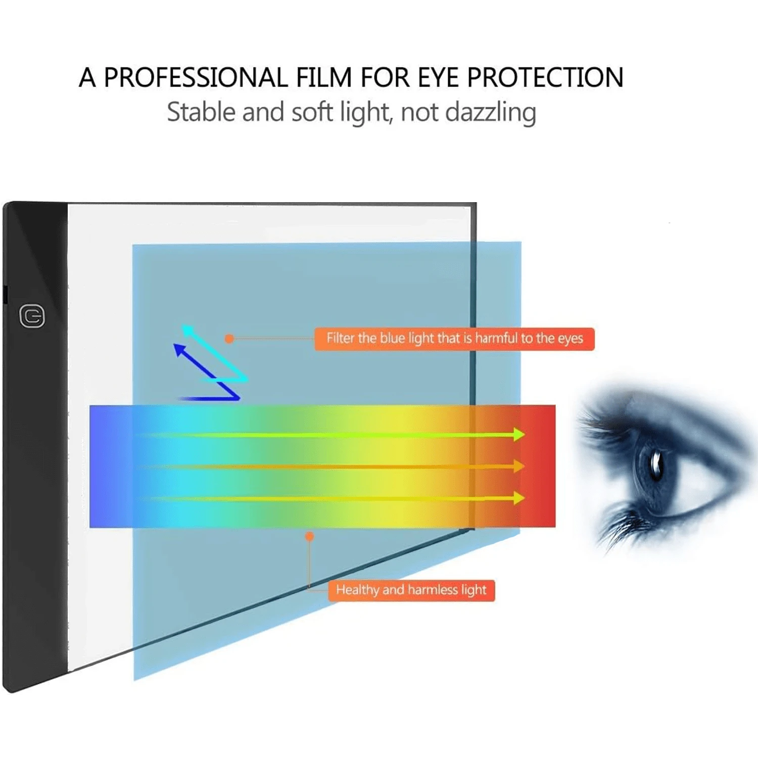 1pc A3/A4/A5 Tracing Light Pad, Ultra-Thin Tracing Light Box USB Power ...