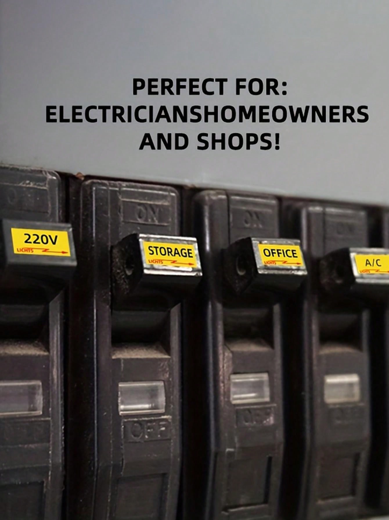 1pc Circuit Breaker Box Label Sticker For Easy Identification And ...